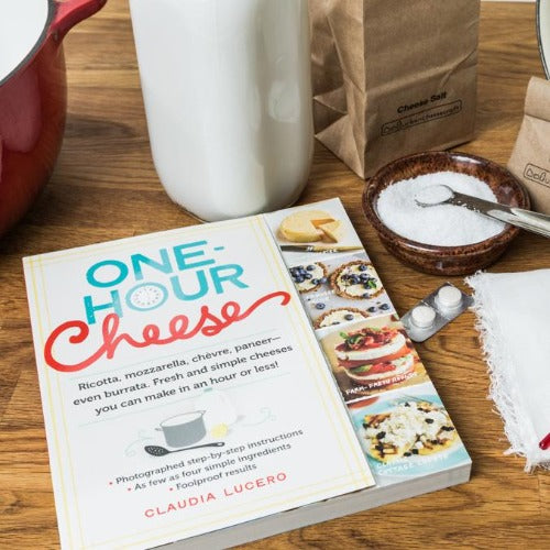 Complete Cheesemaking Bundle - One Hour Cheese Book and Deluxe Cheese ...